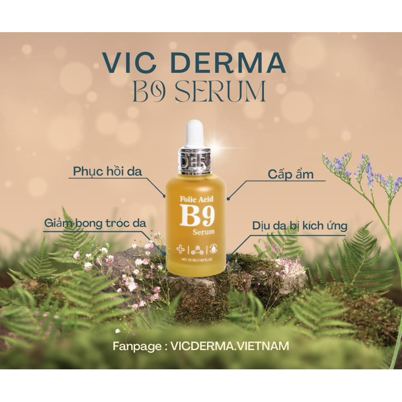 [Chính Hãng] Serum B9 Vic Derma Folic Acid Phục Hồi Trẻ Hóa Vicderma ...