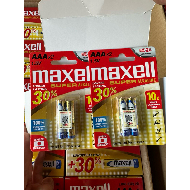 pin AA , AAA Maxell Alkaline , dung lượng cao | Shopee Việt Nam
