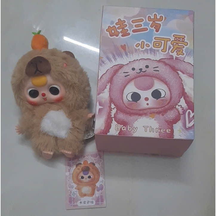 [ĐÃ KHUI] Baby three V3 mini tiểu khả ái Capybara lé (còn box còn card ...