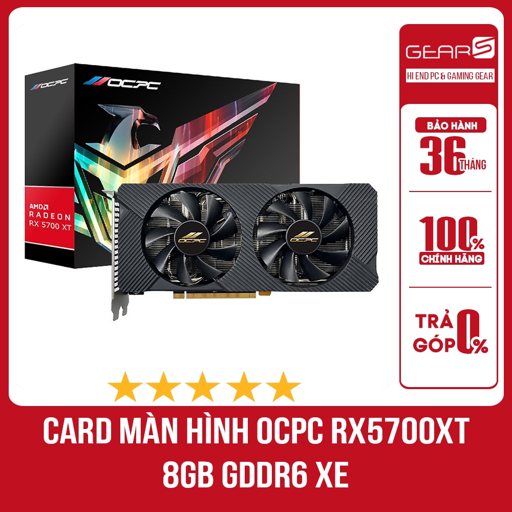 [FULL VAT] Card màn hình OCPC RX5700XT 8GB GDDR6 XE - New Full Box BH 36 Tháng | Shopee Việt Nam