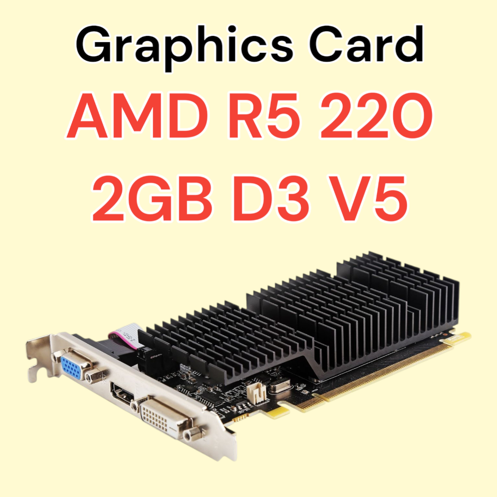 Card AMD R5 220 2GB D3 V5 - New 100% - Fullbox - BH 12Th - Rẻ Nhất Sàn ...