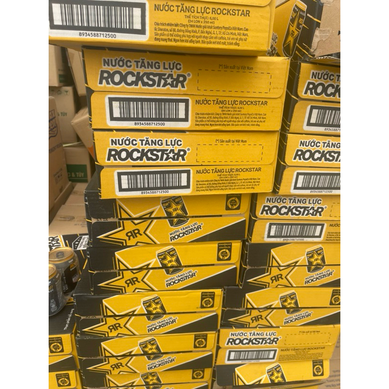 [1 Thùng] Nước Tăng Lực Rockstar 24 lon | Shopee Việt Nam