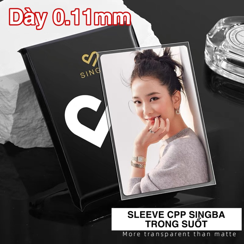 [CÓ SẴN] SLEEVE SINGBA CPP TRONG SUỐT DÀY BỌC CARD BẢO VỆ CARD - Cáo nuôi rái cá | Shopee Việt Nam