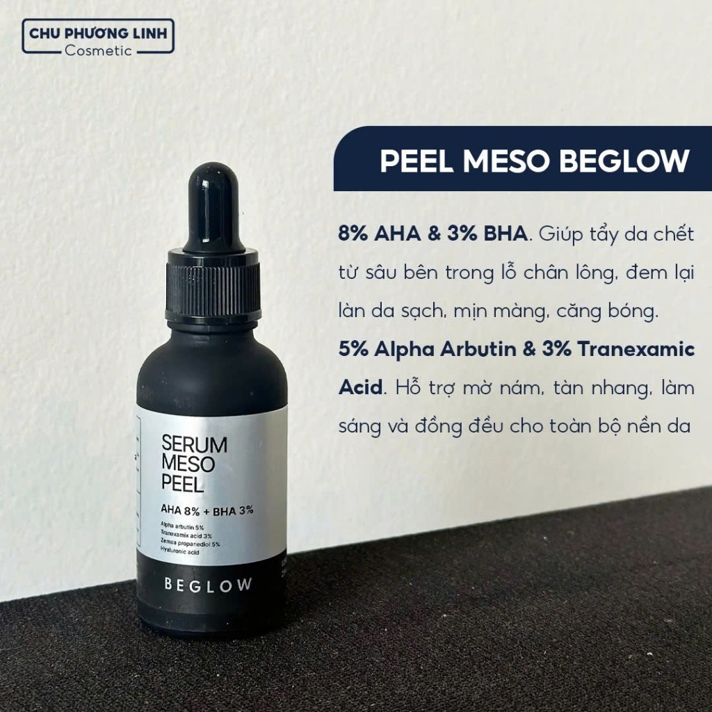 Serum Peel Da Meso Beglow - Căng Bóng, Sáng Da, Làm Sạch Tế Bào Chết ...