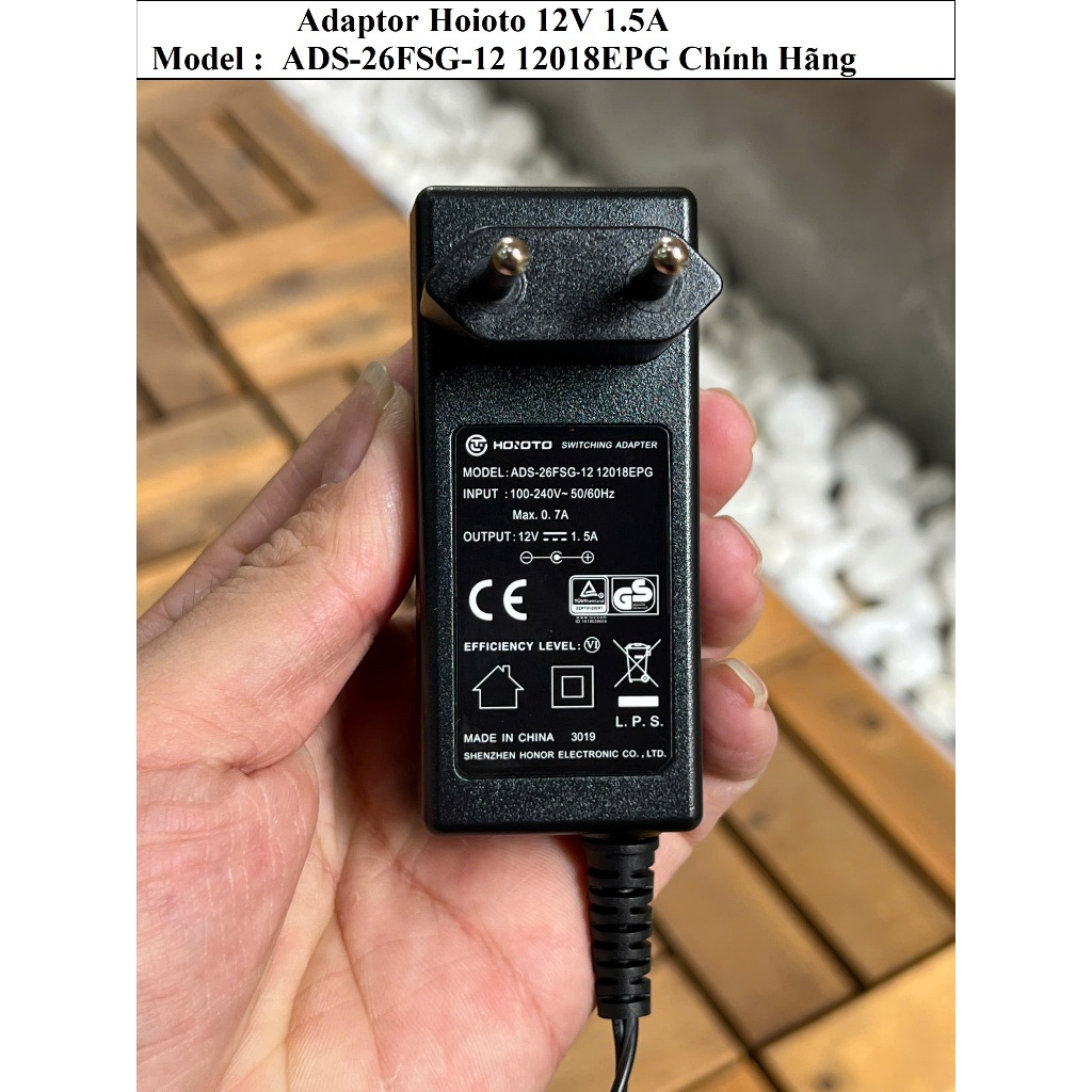 Adaptor Hoioto 12V 1.5A Model : ADS-26FSG-12 12018EPG Chính Hãng | Shopee Việt Nam