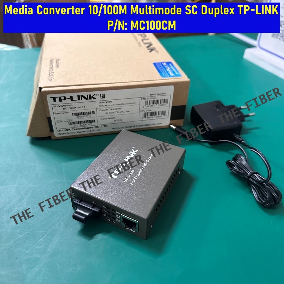 Bộ chuyển đổi quang điện 10/100M Multimode SC Duplex TP-LINK P/N ...