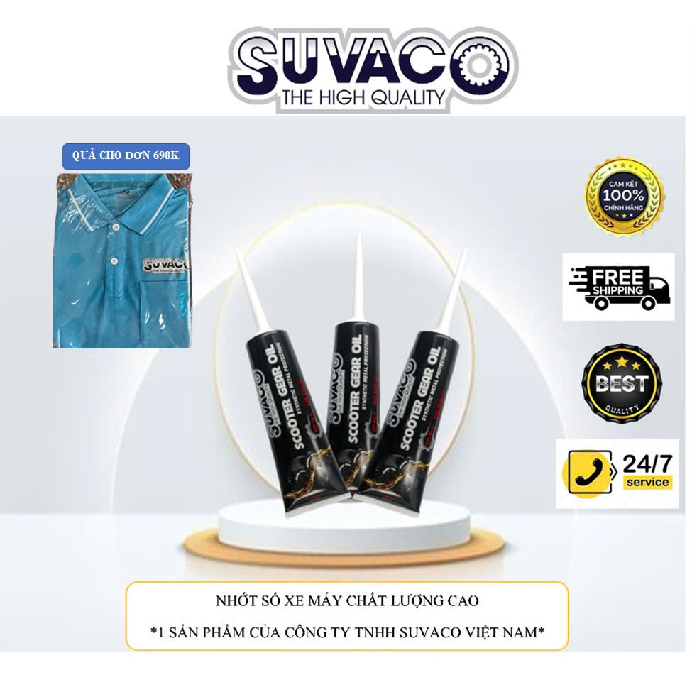 Nhớt hộp số chính hãng SUVACO chất lượng cao dành cho xe tay ga (Nhớt tuýp) | Shopee Việt Nam