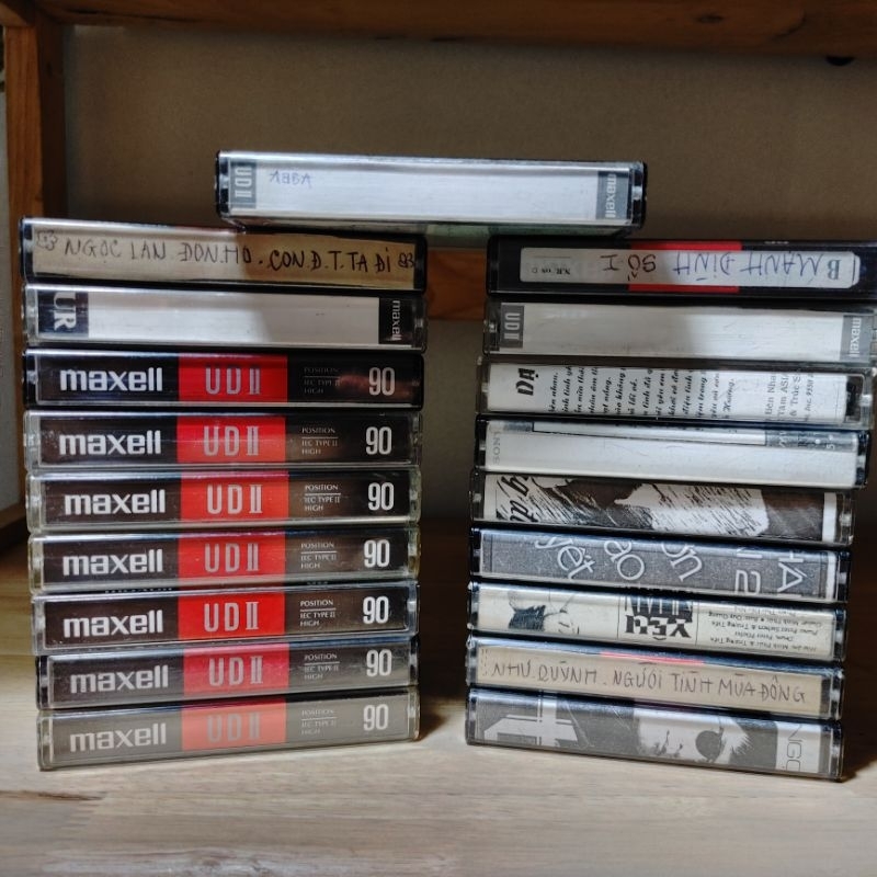 BĂNG NHẠC CASSETTE TAPE 2 Cr - MAXELL UD2 ĐEN ! | Shopee Việt Nam