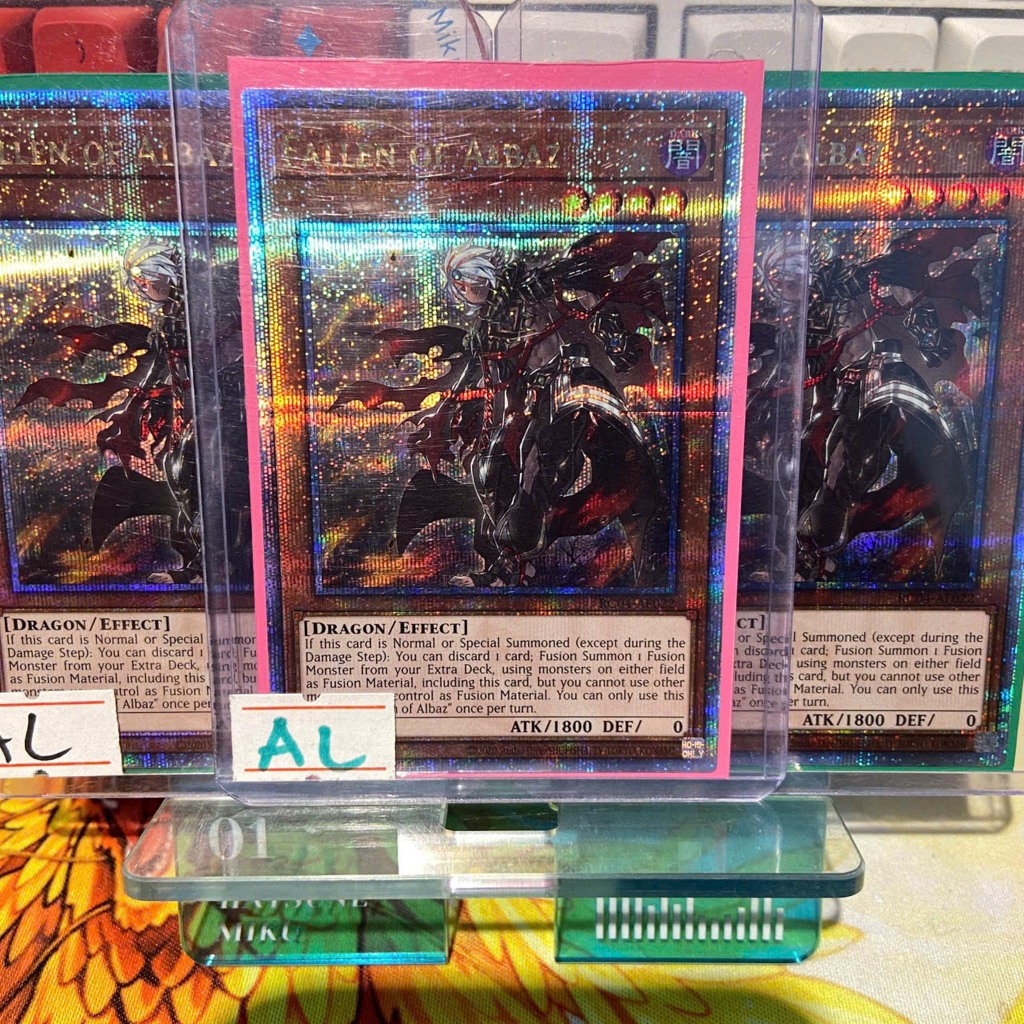 [ Bài Yugioh Chính Hãng ] RC04-AE022 Fallen of Albaz (QCSR) | Shopee Việt Nam