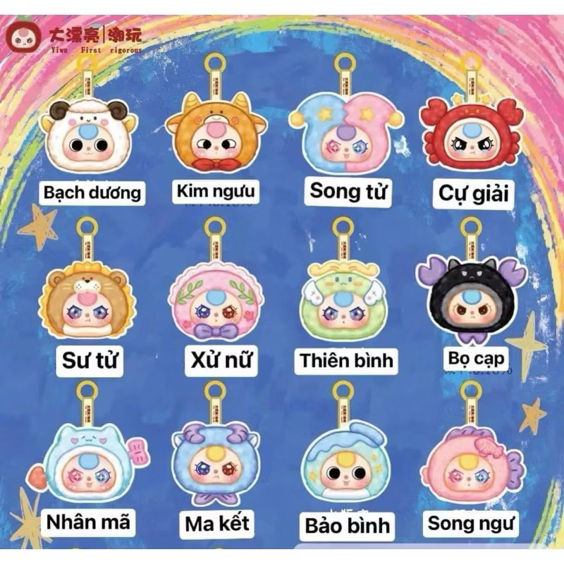 [Blindbox]Baby Three 12 Cung Hoàng Đạo - Tự chọn cung - NGUYÊN BỌC CHƯA ...