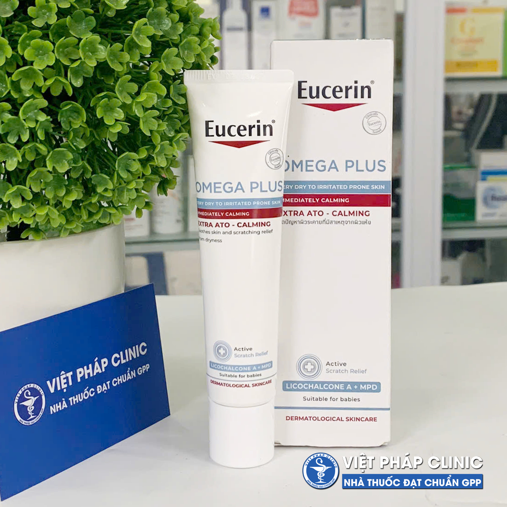 Kem Dưỡng làm dịu da giảm ngứa và kích ứng EUCERIN OMEGA PLUS EXTRA ATO ...