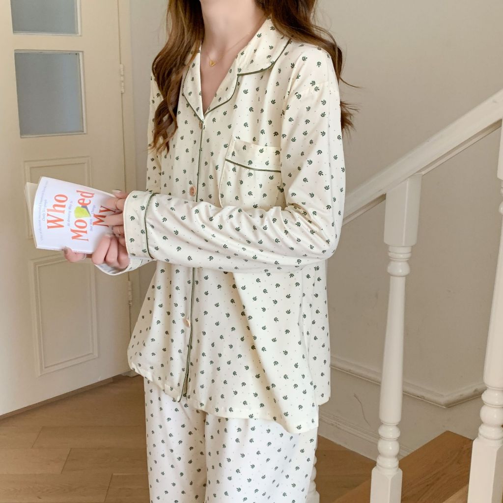 Đồ bộ pijama nữ, bộ quần áo thun cotton mẫu mới 2024 nhiều hoạ tiết ...