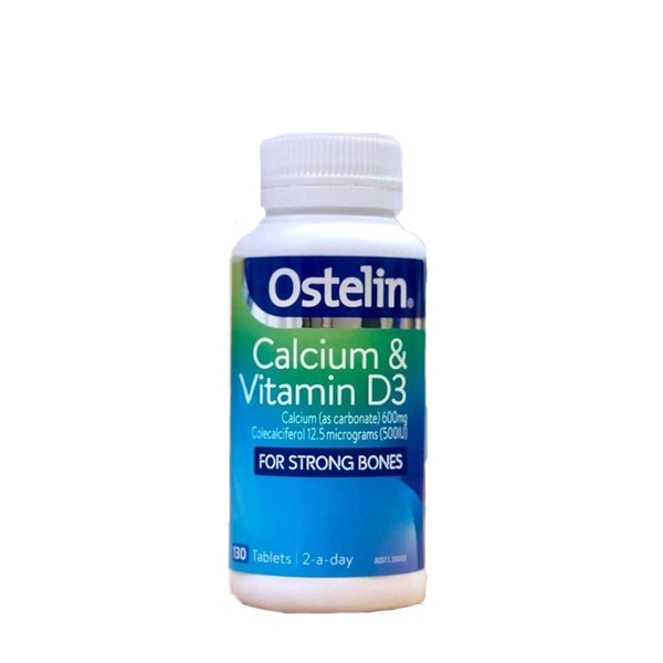 Canxi bầu Ostelin 130 viên bổ sung Canxi và Vitamin D3 cho mẹ mang thai chống còi xương, dị tật ...