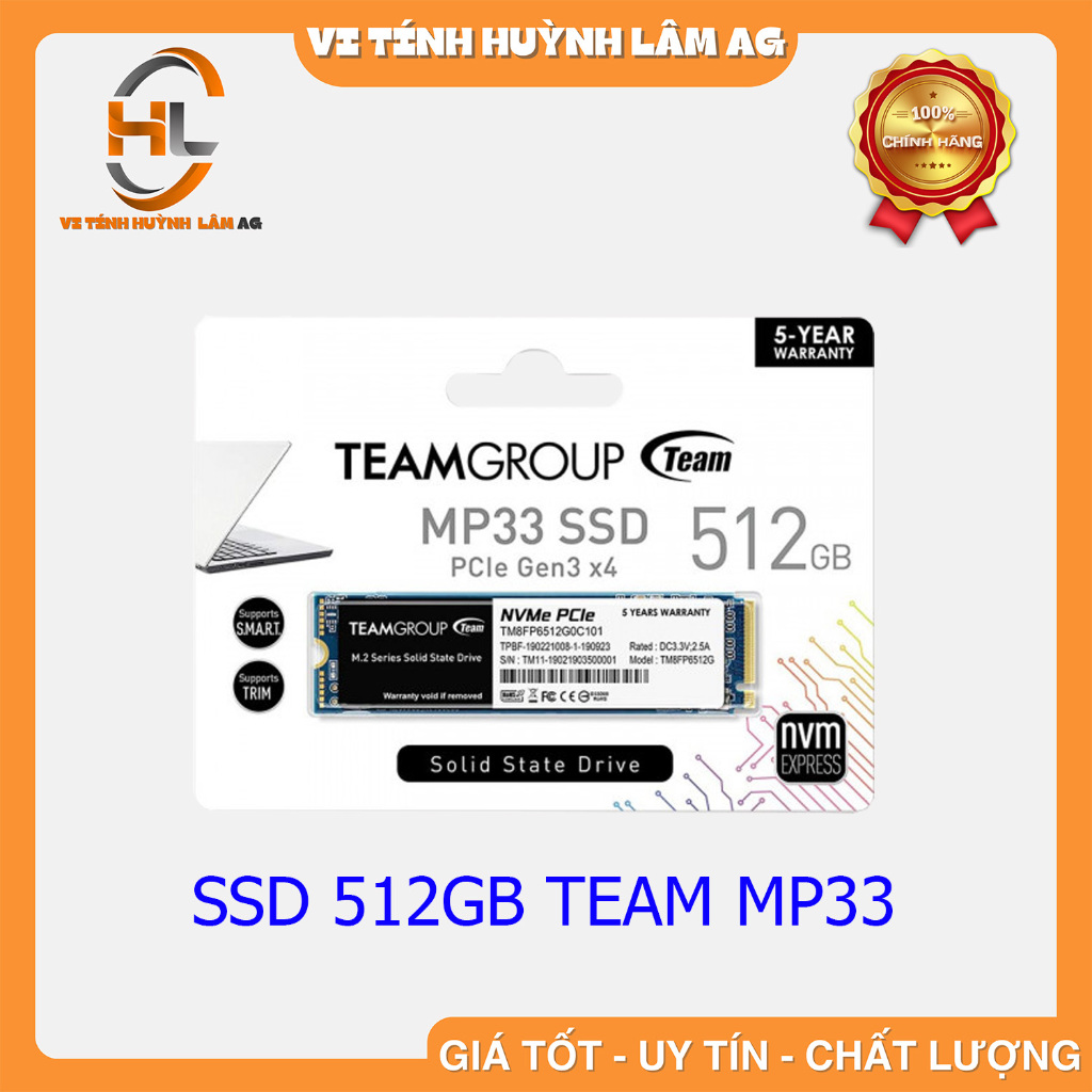 Ổ Cứng SSD 512GB Teamgroup Mp33 chính hãng Viễn Sơn Phân Phối | Shopee ...