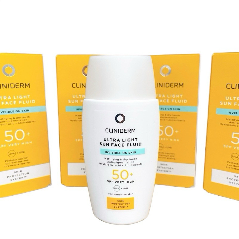 Kem chống nắng Cliniderm Sun Ultra Light Face Fluid SPF50+ 40 ml ...