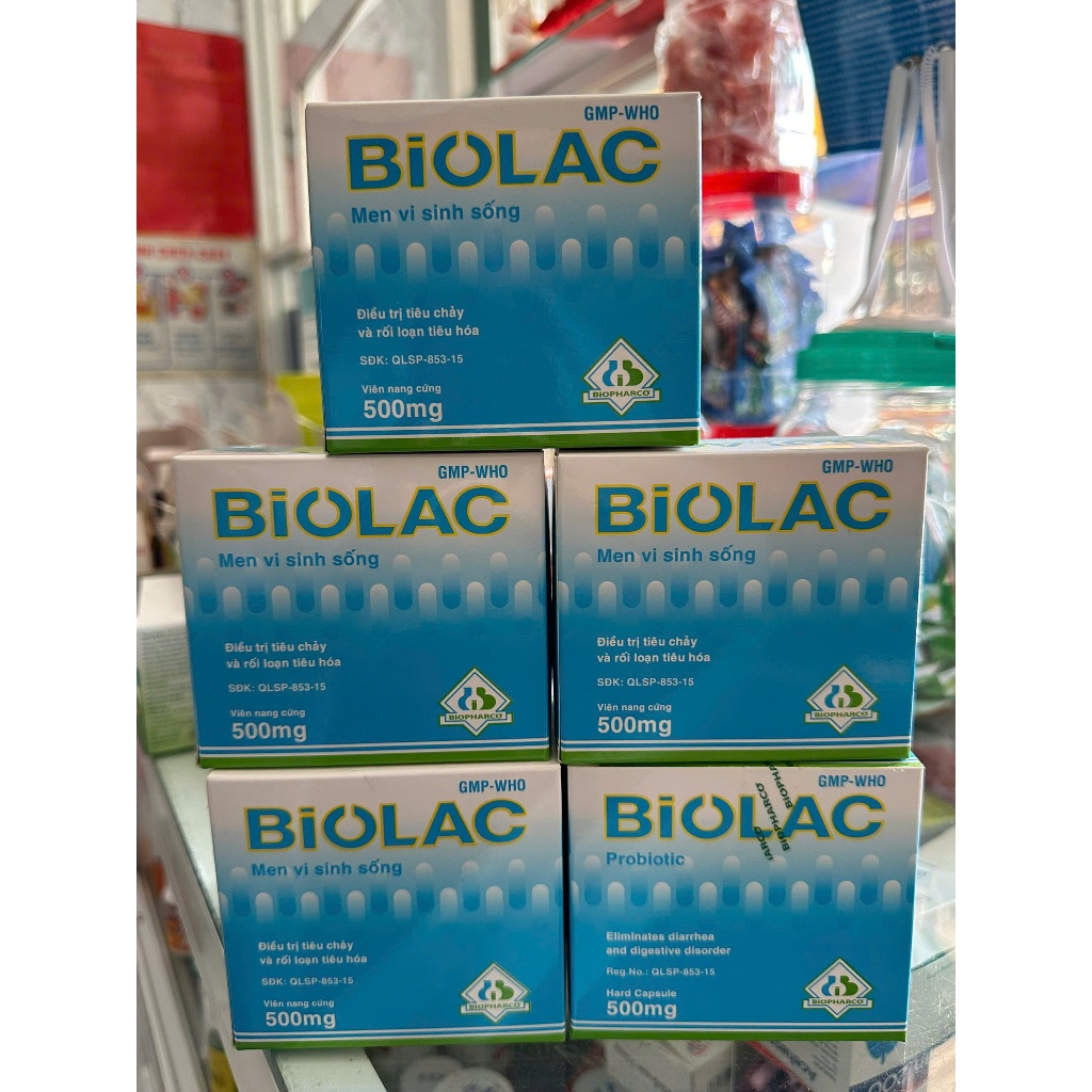 Men vi sinh đường ruột Biolac Hộp 100 viên | Shopee Việt Nam