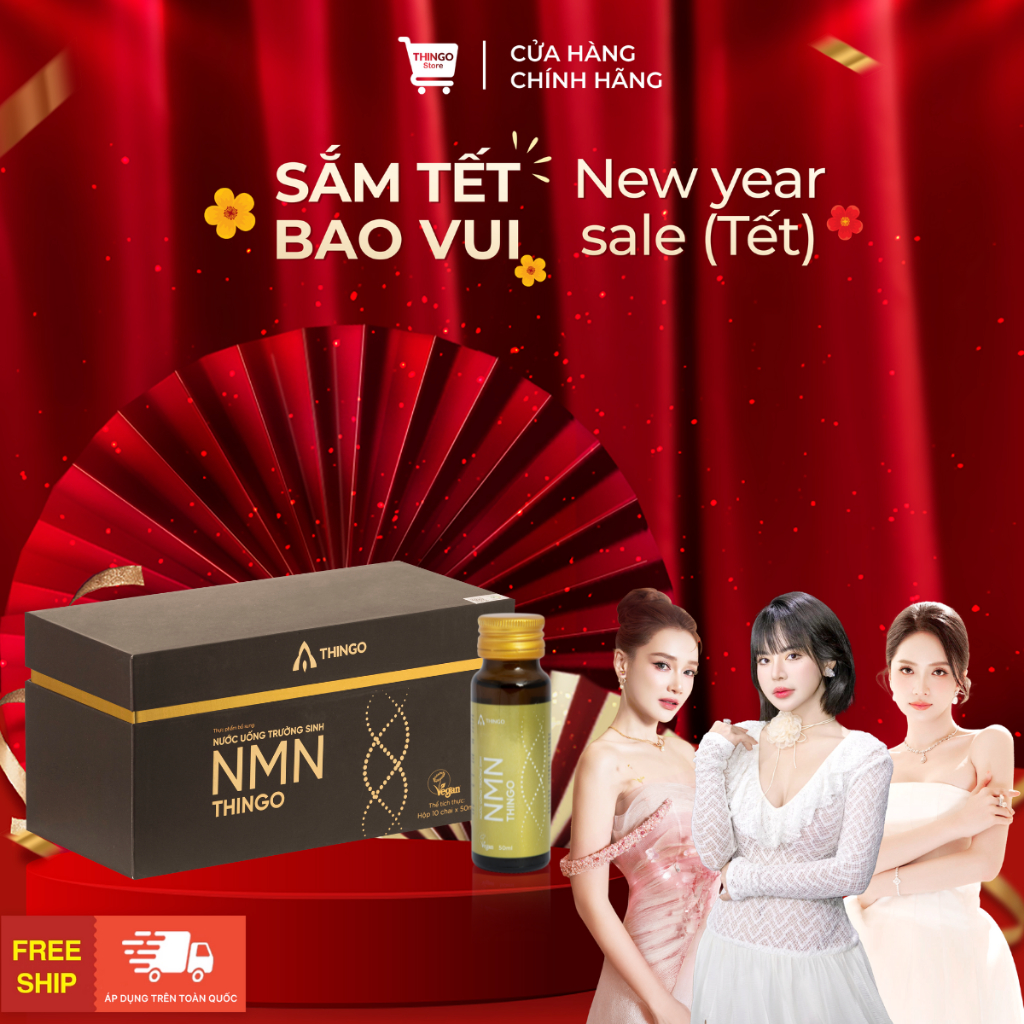 Nước Uống Trường Sinh Tái Sinh Tế Bào NMN Thingo (Hộp 10 lọ x50ml/lọ) | Shopee Việt Nam