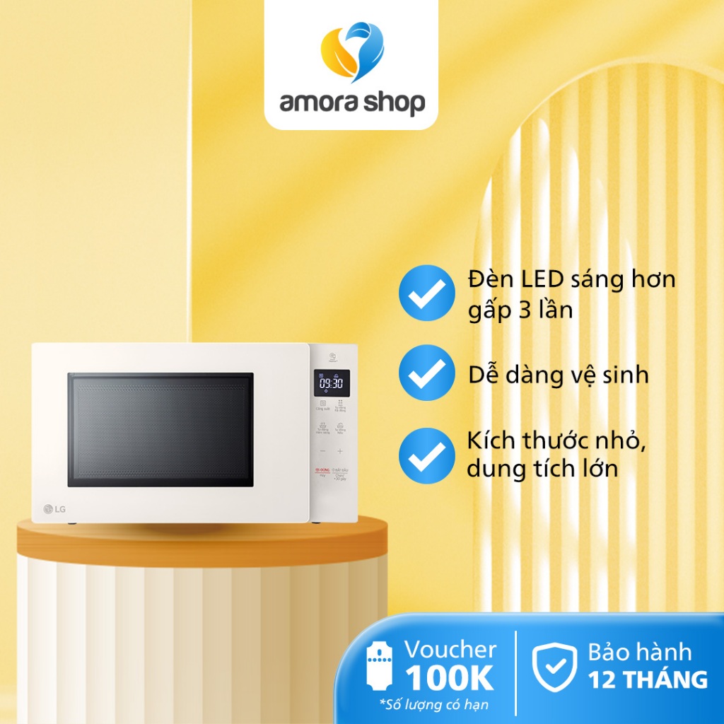 Lò Vi Sóng LG NeoChef 20l màu Be MS2032GIK | Shopee Việt Nam