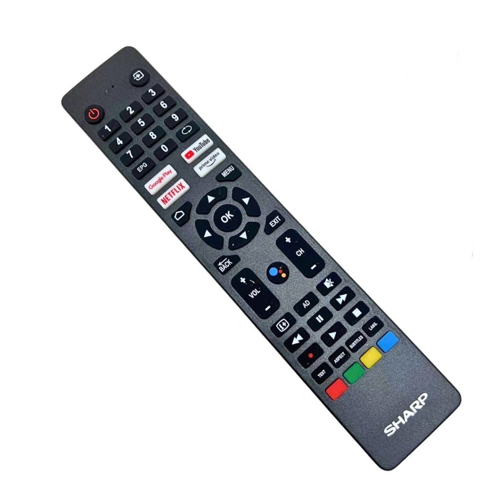 Remote Điều Khiển Cho SHARP Smart TIVI NETFLIX/YouTube/Google Play Giọng Nói RC20 Loại Thẳng ,Có ...