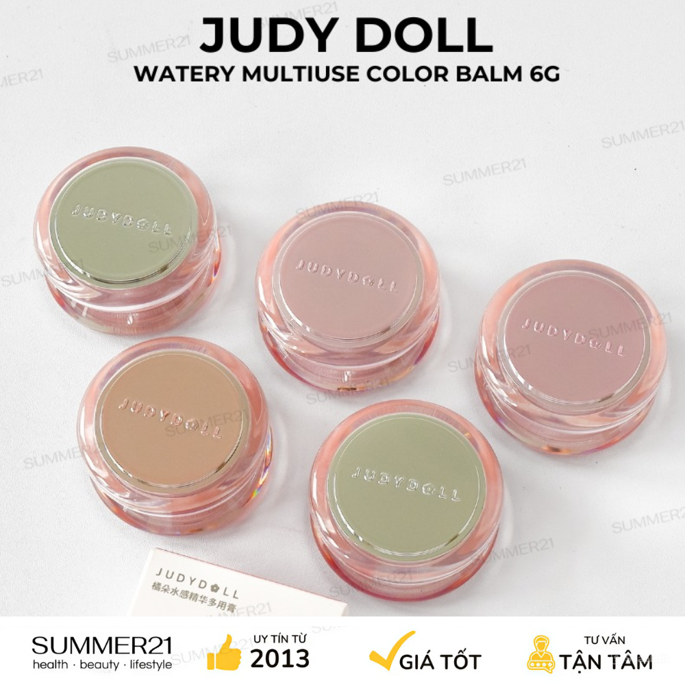 Má hồng, son JUDY DOLL WATERY MULTIUSE COLOR BALM | Shopee Việt Nam