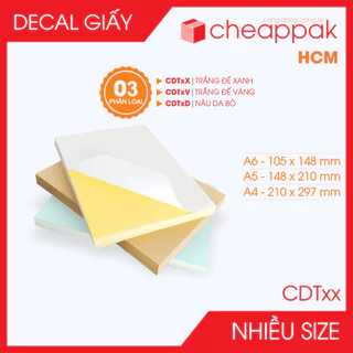giấy decal a4 giá tốt Tháng 1, 2026 | Mua ngay | Shopee Việt Nam