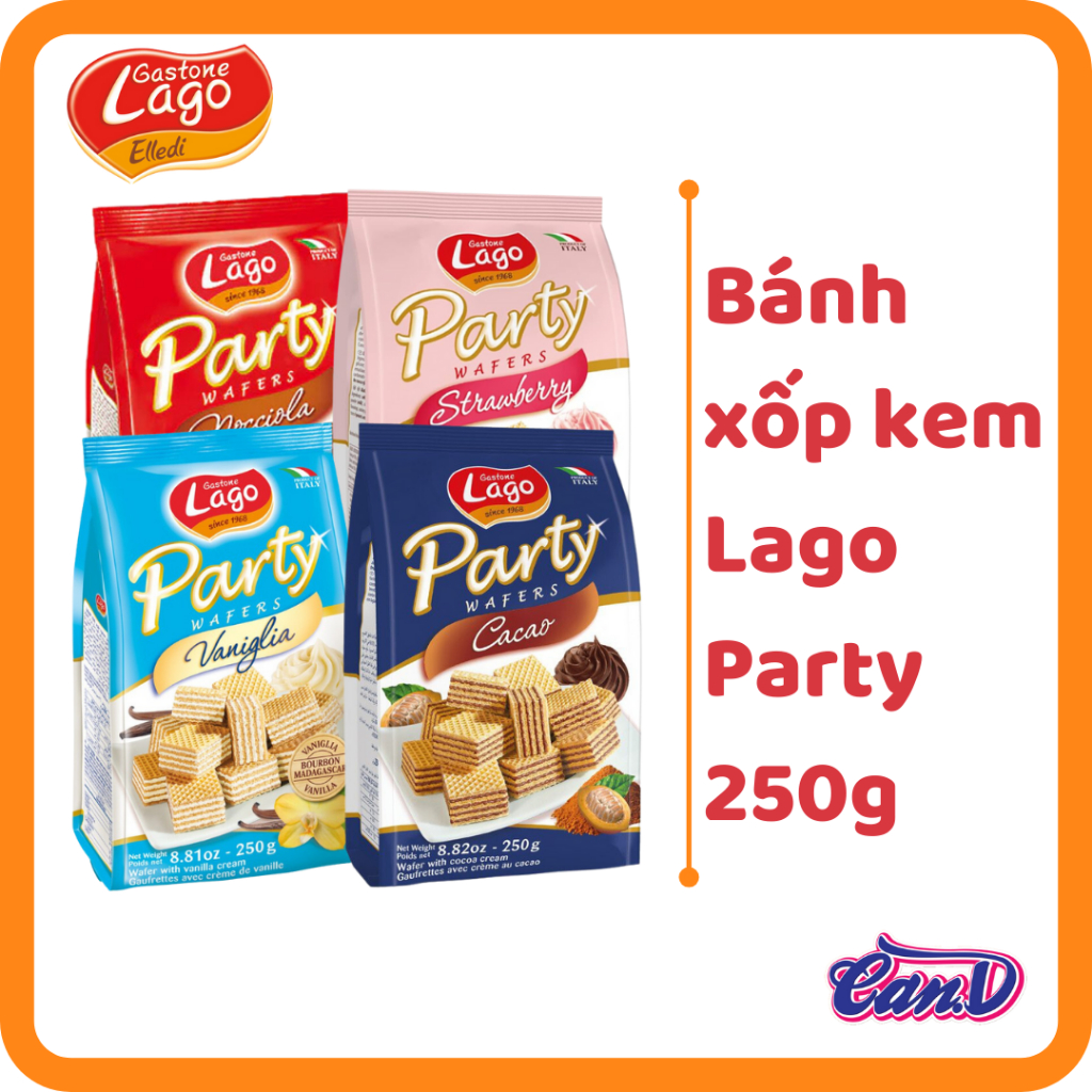 Bánh xốp kem Lago Party 250g | Shopee Việt Nam