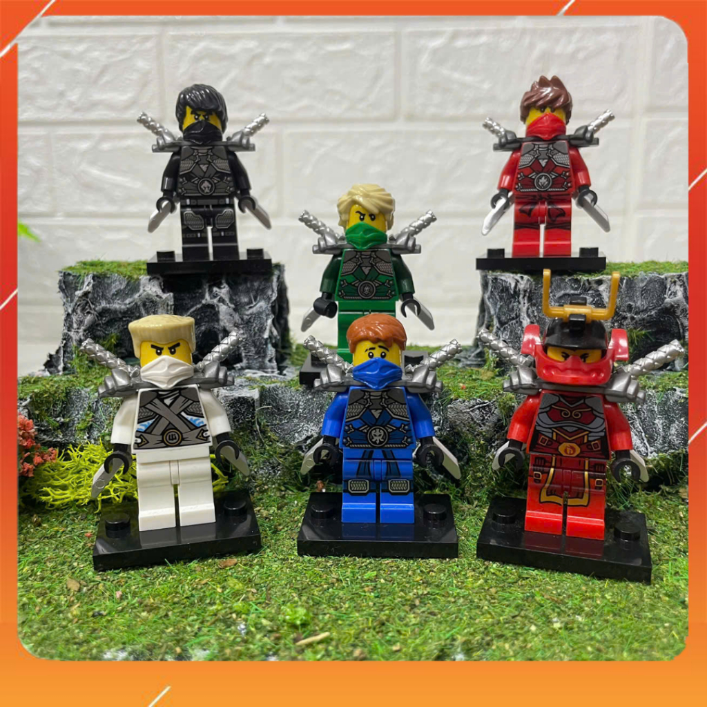 Mô Hình Đồ Chơi Lắp Ráp NINJA Minifigures Stone Armor Suit NEW SEAL ...