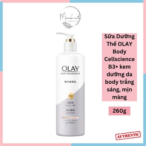 Sữa Dưỡng Thể OLAY Body Cellscience B3+ kem dưỡng da trắng sáng size ...