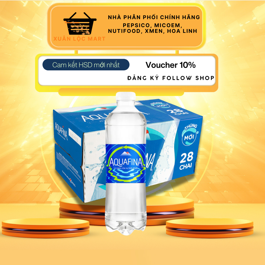 Nước Suối, Nước Khoáng Aquafina 500ml Pepsico Chính Hãng, Thùng 24 Chai | Shopee Việt Nam