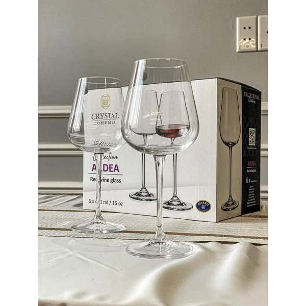Bộ 6 ly vang Bohemia Ardea 540ml | Shopee Việt Nam