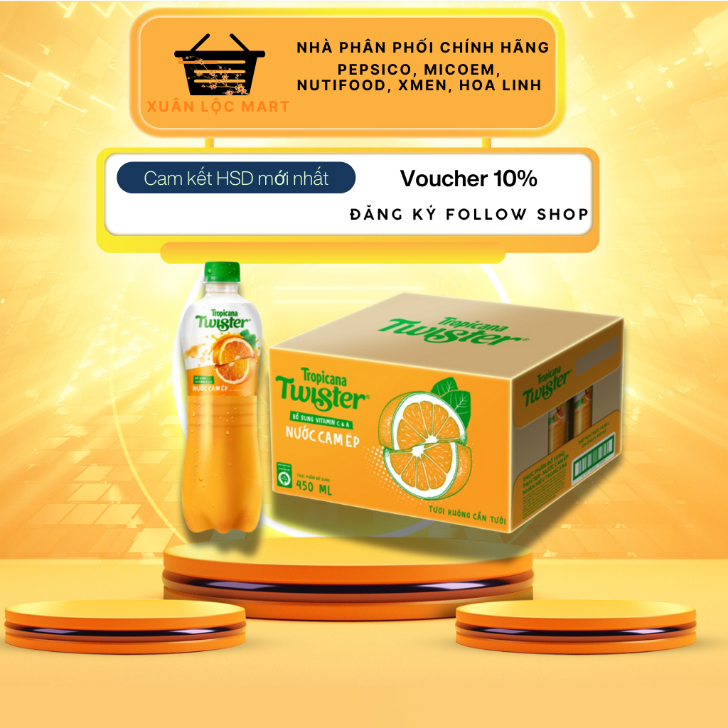 Thùng Nước Ngọt, Nước Cam Ép Twister 320ml Pepsico Chính Hãng Thùng 24 Chai | Shopee Việt Nam