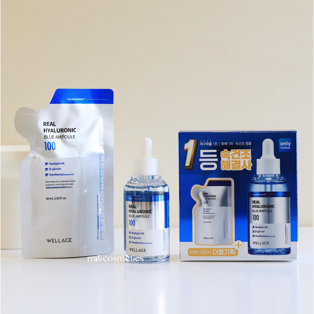 Set serum Wellage (chai 60ml + refill 60ml) | Shopee Việt Nam