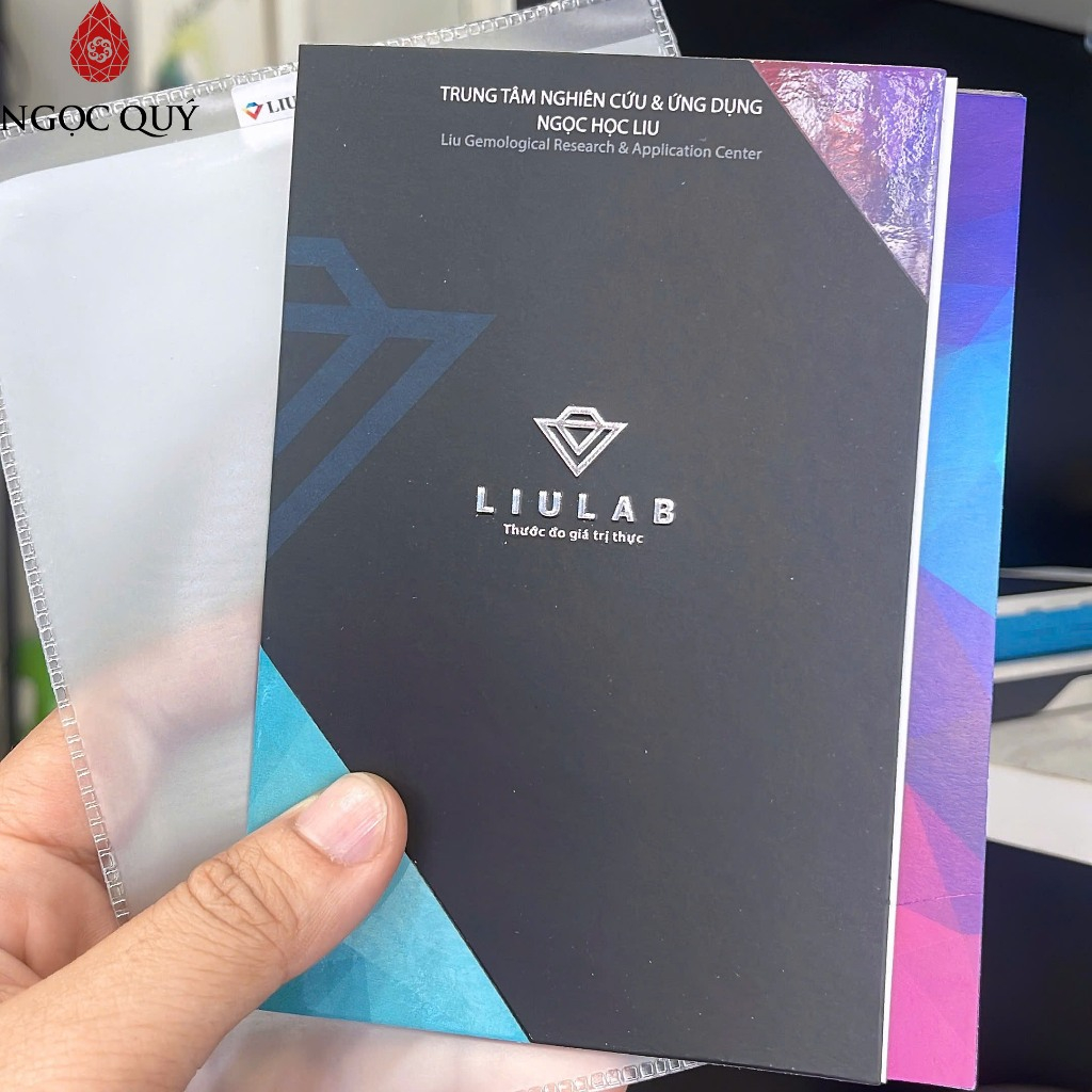 Chứng thư kiểm định trung tâm LiuLab kiểm định vòng tay, dây chuyền 3-5 ngày- Ngọc quý | Shopee ...