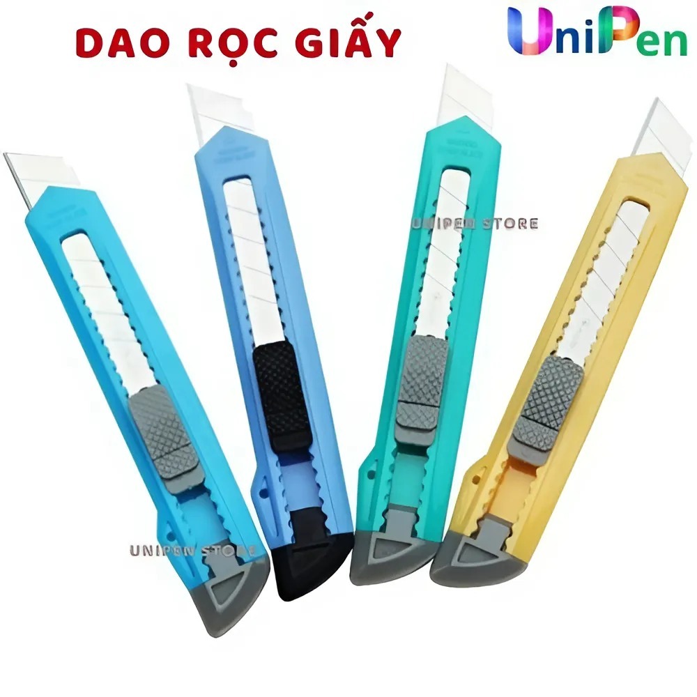 Dao rọc giấy Dao Rọc Giấy Lớn D803 , Dao Rọc Giấy Lưỡi Lớn 18mm Unipen ...