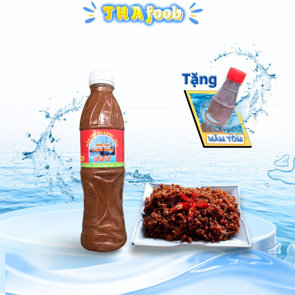Mắm tép chưng thịt ba làng THA chai 500g đặc sản thanh hoá | Shopee ...