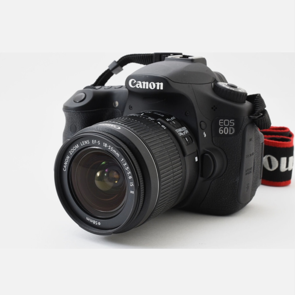 Máy ảnh Canon EOS 60D+Ống kính (Quay+Chụp, Màn hình Xoay+Lật đa hướng ...