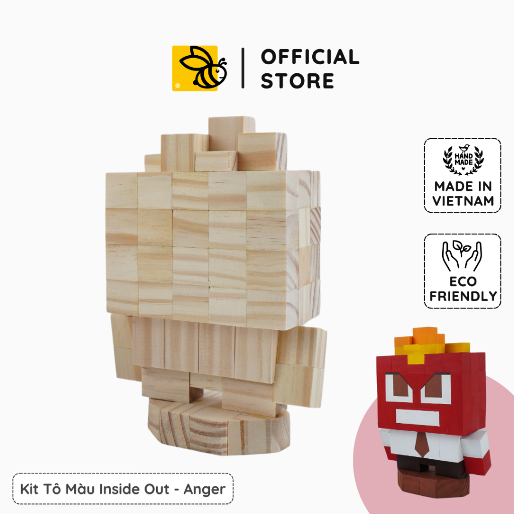 (DIY) Kit Tô Màu Nhân Vật Anger (Inside Out) | Shopee Việt Nam