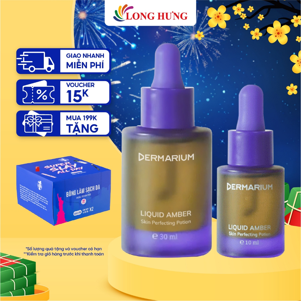 Serum giảm mụn Dermarium Liquid Amber (10ml/30ml) | Shopee Việt Nam