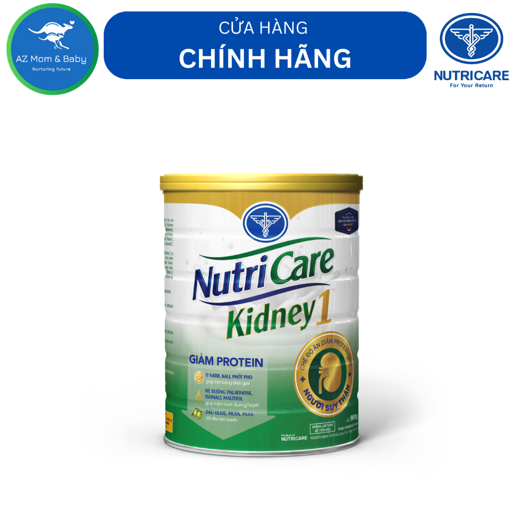 Sữa bột Nutricare Kidney 1 - dinh dưỡng cho người suy thận, tiền chạy thận nhân tạo (900g ...