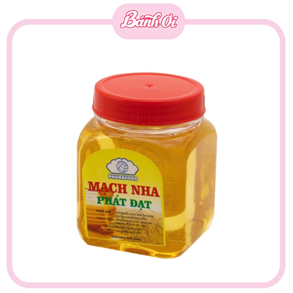 Mạch nha, Mạch nha Phát Đạt hũ 250gr , Mach nha vàng, | Shopee Việt Nam