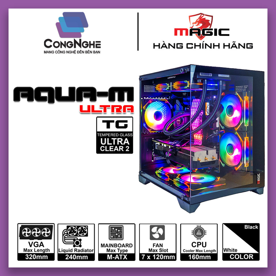 CASE MAGIC AQUA-M ULTRA (M-ATX) | Shopee Việt Nam