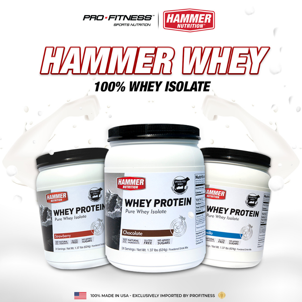 Sữa Whey Protein Hammer Nutrition 24 serving - Whey Isolate duy trì và ...