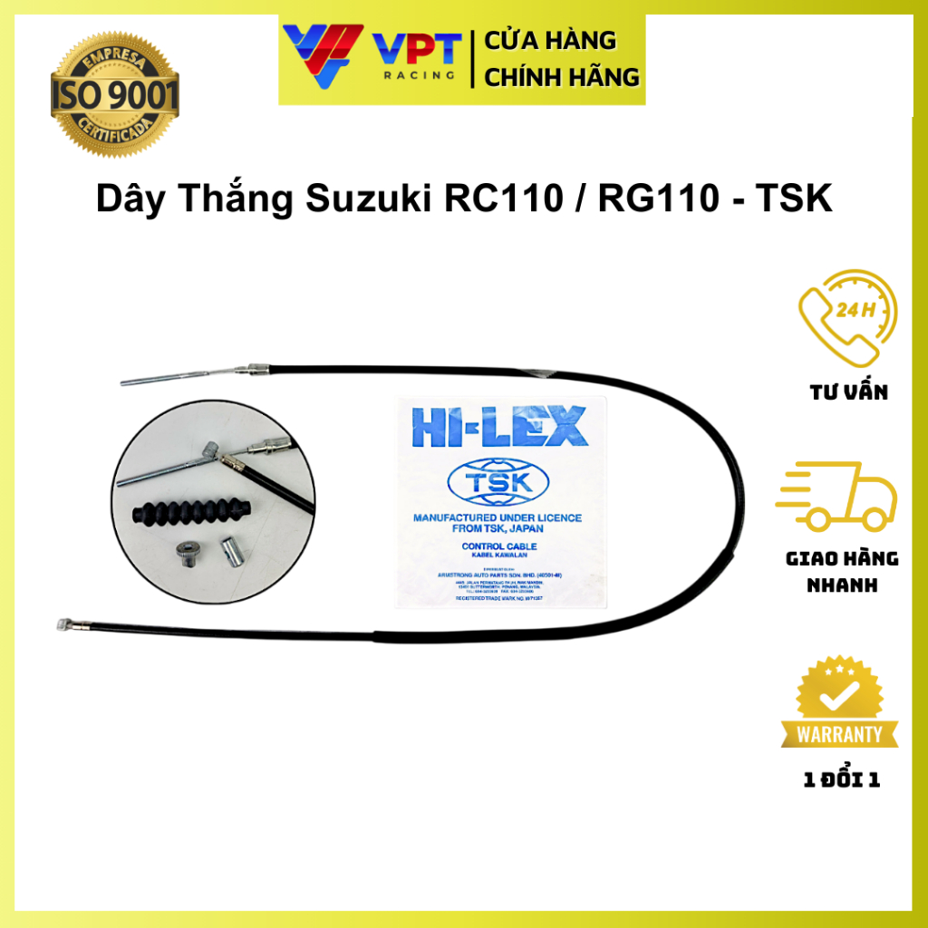 Dây thắng Xipo | Dây phanh Crystal 110, RC110, RG110 chính hãng TSK 58110-35420 | Shopee Việt Nam