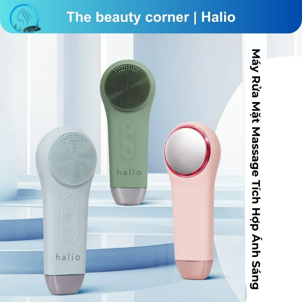 Máy Rửa Mặt Massage Tích Hợp Ánh Sáng Và Nhiệt Halio Multi-Task - Hàng ...
