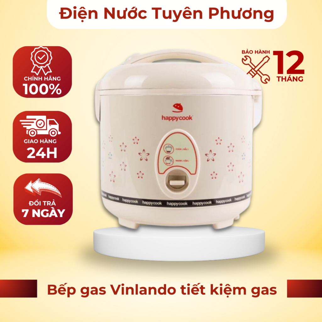 Nồi Cơm Điện Cao Cấp HappyCook 2 Dung Tích 2L Và 3L ( HC200 Và HC300) | Shopee Việt Nam