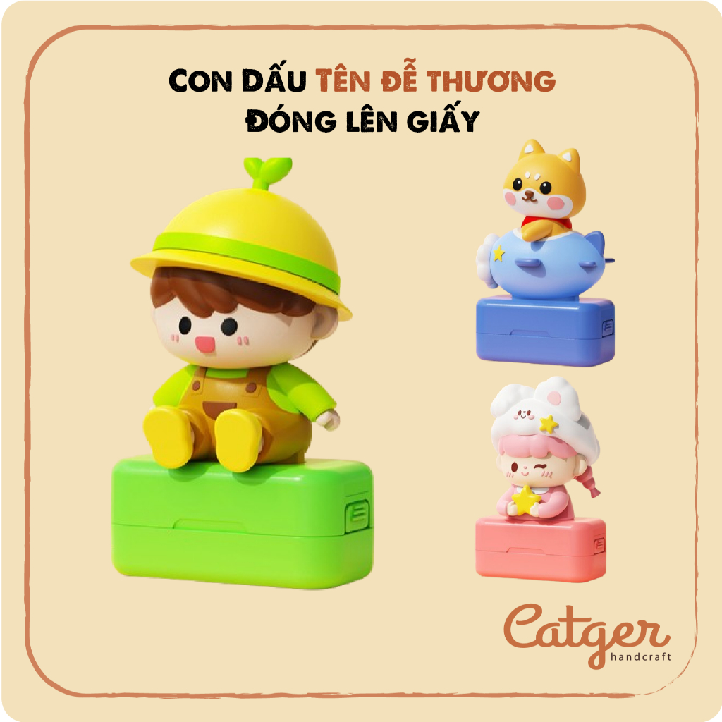 Con dấu tên, dấu văn phòng - Dấu Flash dễ thương, mực in giấy | Shopee ...
