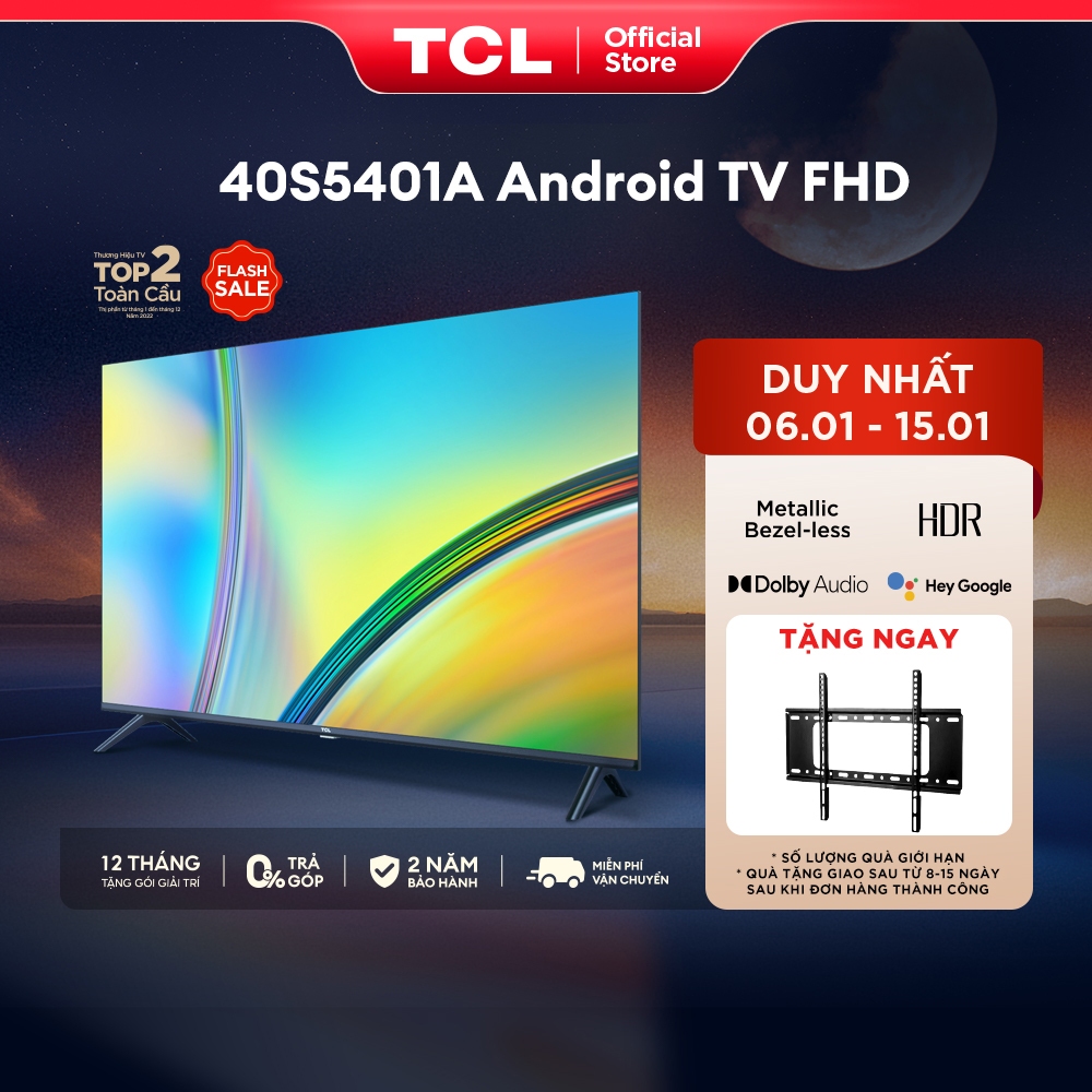 Smart Tivi TCL HD 40 Inch 40S5401A | Shopee Việt Nam