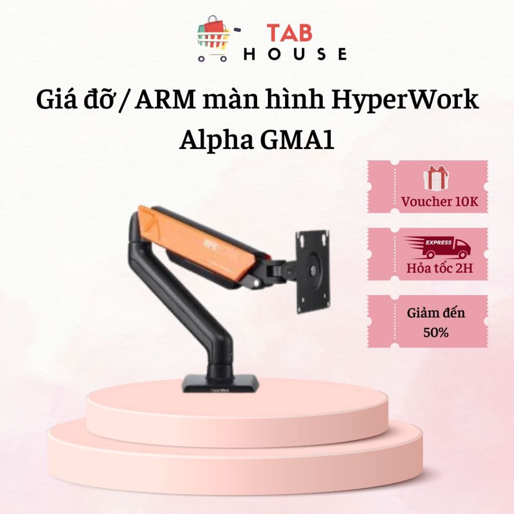 Giá đỡ / ARM màn hình HyperWork Alpha GMA1 - Bảo Hành 12 Tháng | Shopee ...