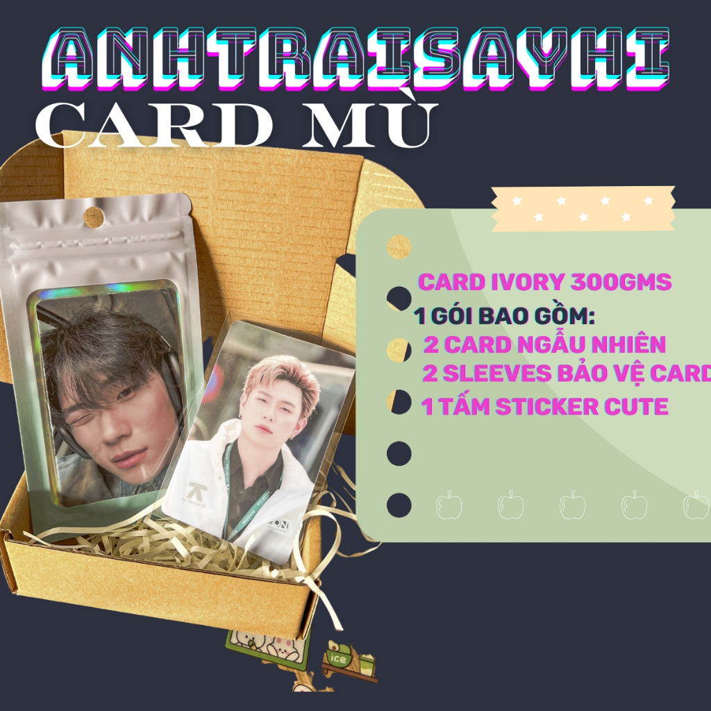 [Hỏa Tốc] Túi mù card anh trai say hi - ảnh anh trai say hi - Ivory ...