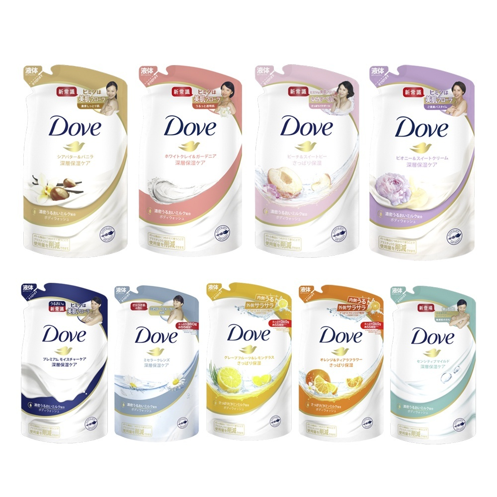 Sữa tắm DOVE nội địa Nhật túi refill 330g ~ 360g | Shopee Việt Nam